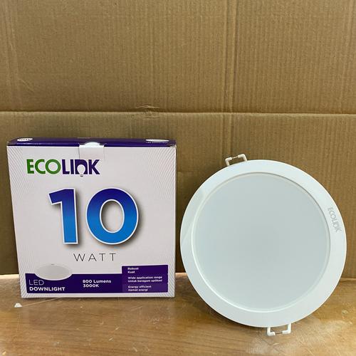 Jual LAMPU LED DOWNLIGHT PANEL ECOLINK 10 WATT 10WATT 10 WAT 10WAT ...