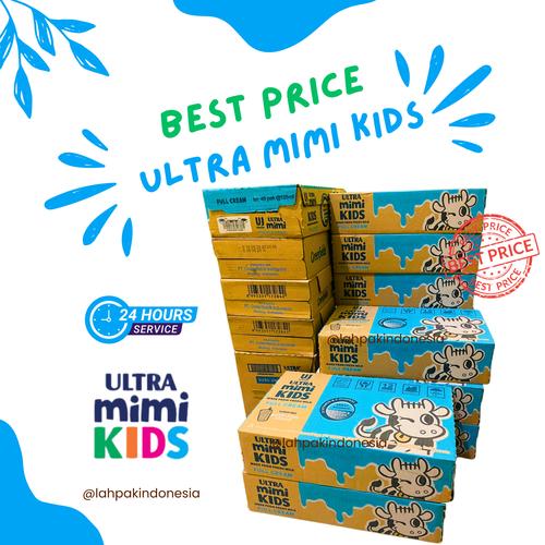 Jual Susu UHT Milk Ultra Mimi Kids 125 ml Full Cream 20 pcs - Kab ...