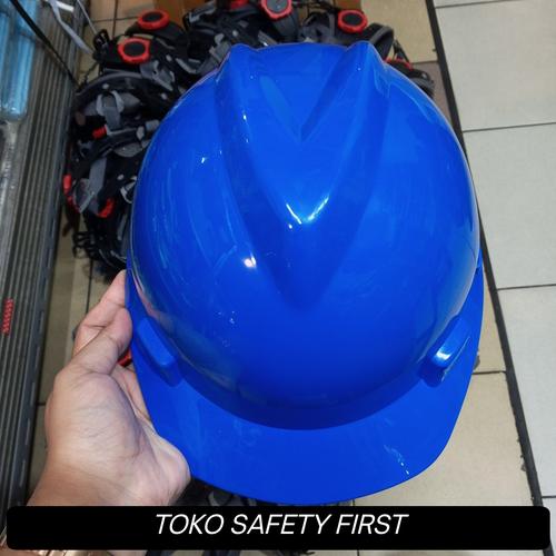 Jual SAFETY HELMET MSA / HELM SAFETY MSA LOKAL FASTRACK WARNA BIRU ...
