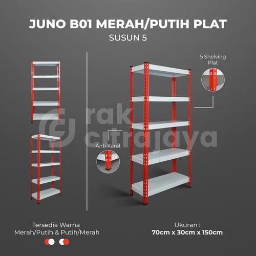 Promo FULL BESI RAK GUDANG SIKU LUBANG SERBAGUNA SHELVING PLAT TIDAK ...
