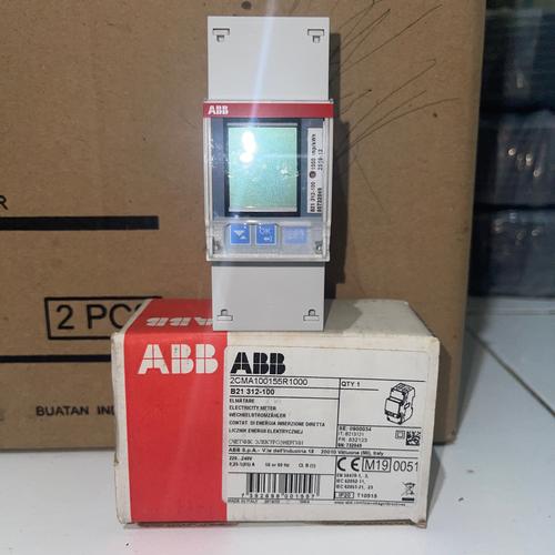 Jual ABB KWH Meter 1 Phase / ABB KWH Meter 1P / ABB 2CMA100155R1000 B21 312-100 / ABB B21 312 ...
