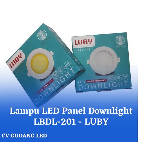 Jual Lampu LED Panel Downlight LBDL-201 5watt - LUBY - Kuning - Kab ...