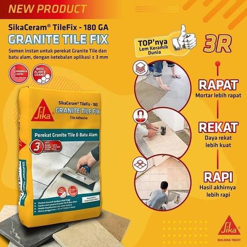 Jual Semen Perekat Granit Lantai Dinding 25kg / SikaCeram 180GA 25kg ...