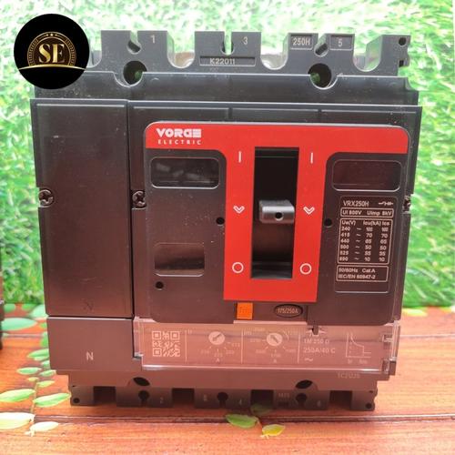 Jual MCCB Breaker adjustable VORGE VRX250H 3P 250A 200A 3Pole 3Phase ...