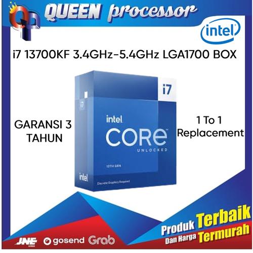 Jual PROCESSOR INTEL CORE I7 13700KF BOX SOCKET LGA1700 5.40 GHz NEW ...