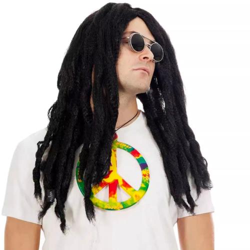 Jual Wig Pria Rambut Panjang Model Gimbal Warna Hitam Natural - Kab ...