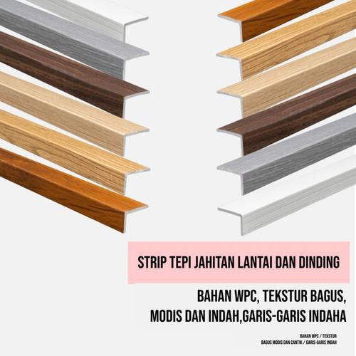 Promo LAIV List Siku L WPC Step Nosing Lantai Tangga Vinyl SPC Lis ...