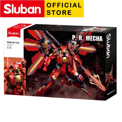 Promo Mainan Brick Sluban Robot Mecha Red Spear Angels B1152 - Kota ...