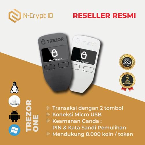 Promo Trezor One Cryptocurrency Crypto Hardware Hard Wallet Dompet ...