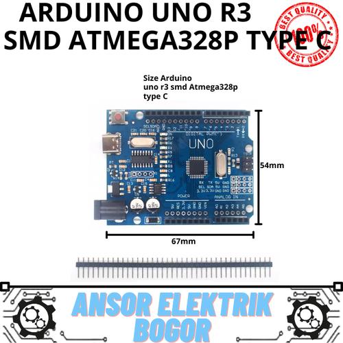 Promo Arduino Uno R3 ATMEGA328P SMD CH340 ATMEGA328P TYPE-C - Kab. Bogor - ansori elektrik bogor ...