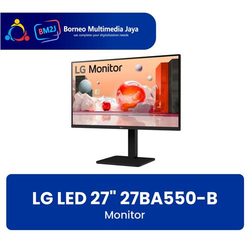 Jual LED Monitor LG 27BA550-B 27" FHD IPS 100Hz 27 Inch - Built-in ...