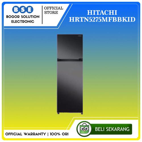 Promo Kulkas Inverter HRTN5275MFBBKID Hitachi 260 Liter Kulkas Top Freezer HRTN5275 [ORIGINAL ...