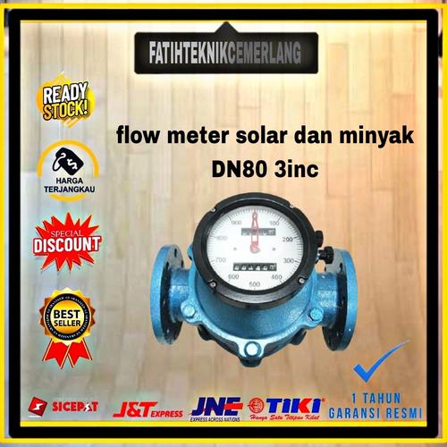Jual Flow meter Solar 3" Flowmeter Minyak Model TOKICHO 3INCH Oval GEAR ...