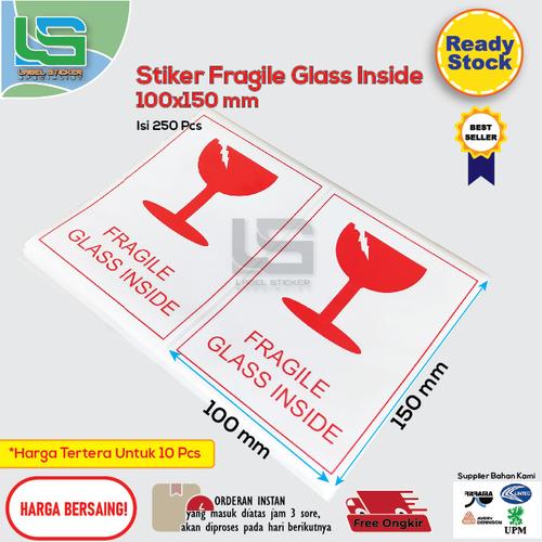 Jual Sticker Fragile Murah | Stiker Pecah Belah Kemasan Olshop ...