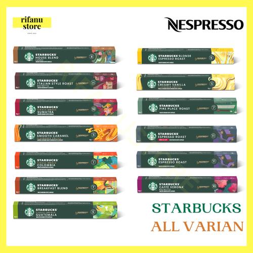 Jual Starbucks Nespresso Capsule Coffee Original all variant Kopi ...