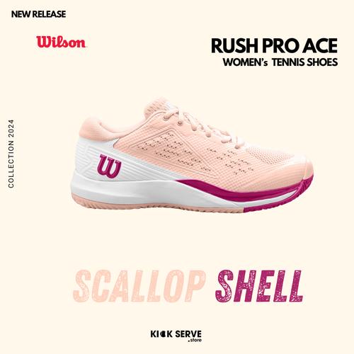 Jual Wilson Rush Pro Ace - Scallop Shell | Women Tennis Shoes | Sepatu ...