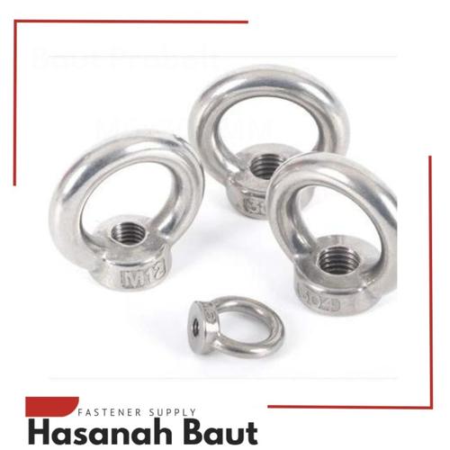 Jual Mur Mata M5 / Eye Nut M5 / Lifting Eye Stainless 304 - Jakarta ...