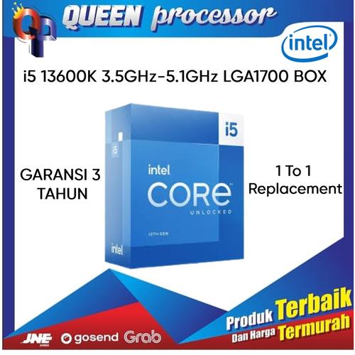Jual INTEL CORE I5 13600K BOX SOCKET LGA1700 5.10GHz NEW!!! - Jakarta ...