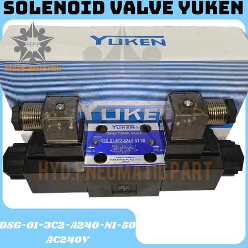 Jual Solenoid Valve Hydraulic Yuken DSG-01-3C2-A240-N1-50, DSG01-3C2-A240-N1-50 - Jakarta Barat ...