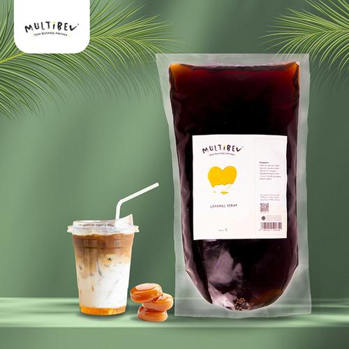 Jual MultiBev - Syrup Caramel Pouch 1000ml - Sirup Minuman Rasa Karamel ...