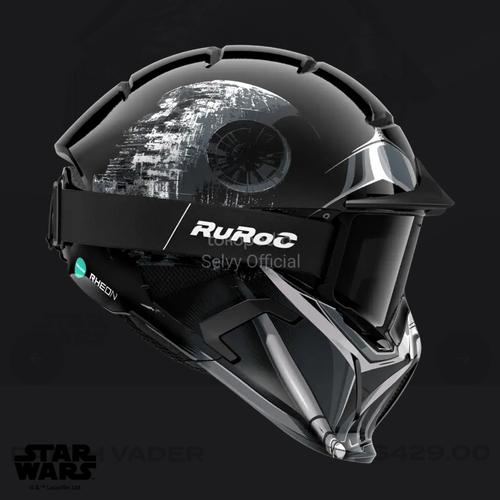 Jual RUROC RG2-DX Hybrid Shell Constract Removable Mask Google Helm ...