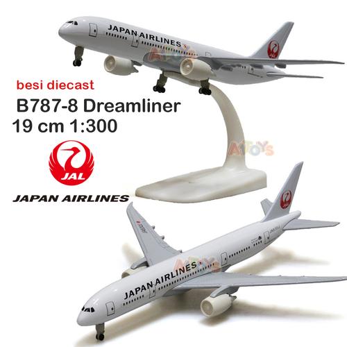 Jual Diecast pesawat All Nippon Airways miniatur pesawat JAL mainan airbus - JAL B787 - Jakarta ...