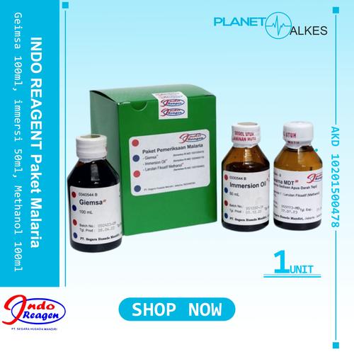 Jual Paket Pemeriksaan Malaria INDO REAGEN (Giemsa 100ml, immersion oil ...