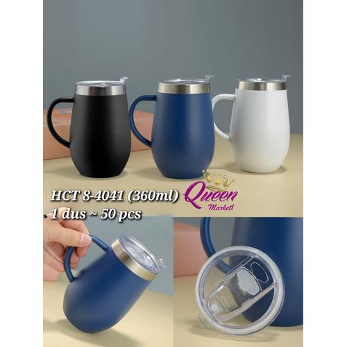 Jual Mug Telur Gagang Mug Egg Cangkir Stainless 360ml Tumbler Coffee ...