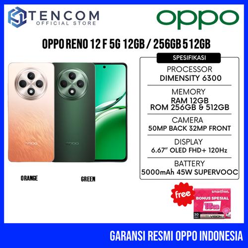 Promo OPPO Reno 12F 5G 12GB/512GB Garansi Resmi Oppo Indonesia - 4G 8/ ...