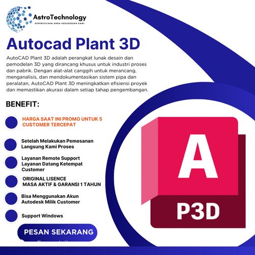 Jual APP Design Autodesk AutoCad Plant 3D Original Bergaransi Untuk WIN - 2022 ORIGINAL - Kab ...