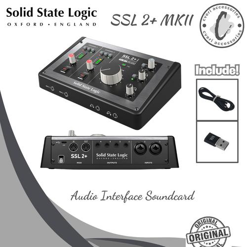 Jual SSL 2+ MKII Solid State Logic SSL-2 Plus Mk2 Audio Interface ...