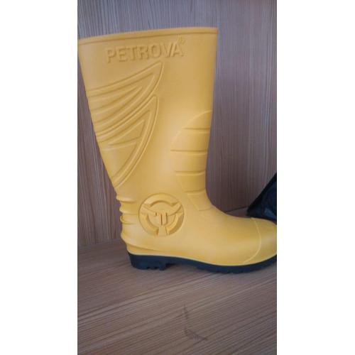 Jual Sepatu Boots Petrova PVC Yellow Safety Boot ORIGINAL DAN MURAH ...