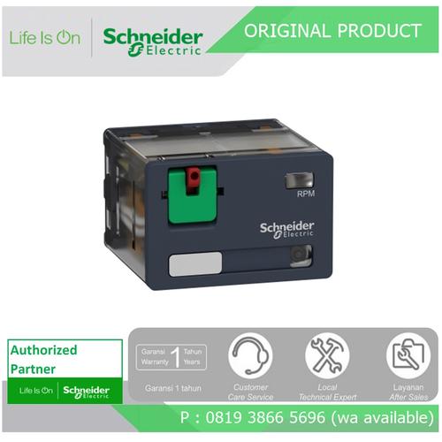 Jual ORIGINAL RPM42F7 power plug in relay HARMONY RPM 4 C/O 120 V AC 15 ...