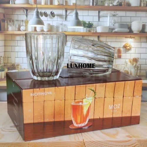 Jual GELAS KACA MOZ CITINOVA ISI 6PCS/BOX / GELAS TEH AESTHETIC 300ML (1 BOX ISI 6) PREMIUM MOZ ...