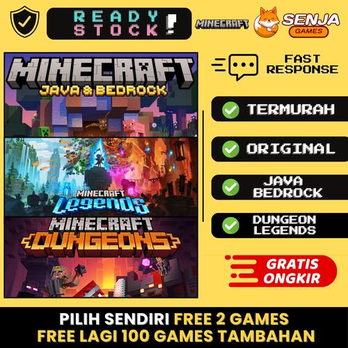 Jual Minecraft Java & Bedrock Redeem Code Voucher TERMURAH SE-TOKOPEDIA ...