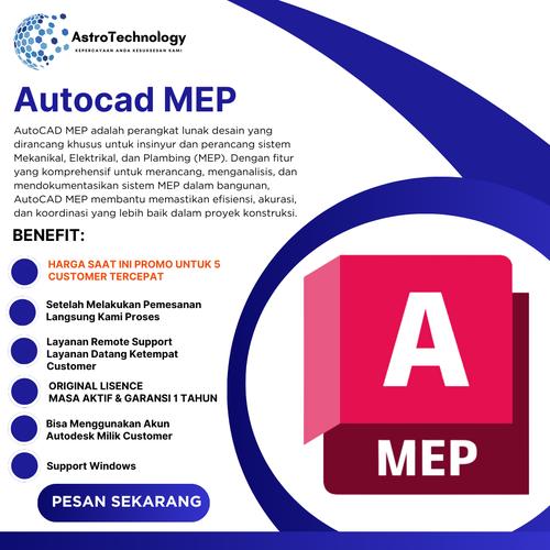Jual APP Design Autodesk AutoCad MEP Original Bergaransi Untuk WIN ...