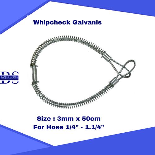 Jual Sling Pengaman Selang Whipcheck 3mm x 50cm Whip check 1/8" x 20 ...
