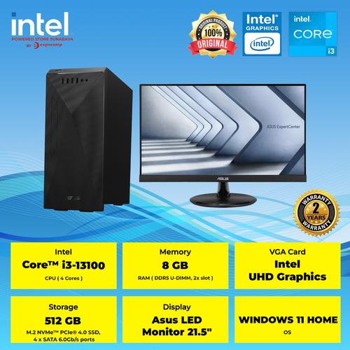 Jual ASUS PC DESKTOP S501MER-385000003W CORE i3-13100 8GB 512GB WIN 11 ...