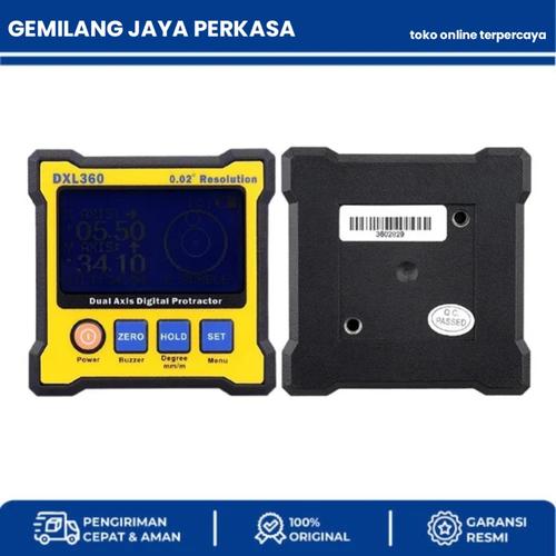 Jual Inclinometer DXL-360 Protractor Digital Angle Level Axis Sudut ...