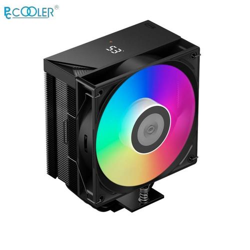Jual PCCOOLER RT500 Digital ARGB 12cm 5-Heatpipe Tower Air Cooler With ...