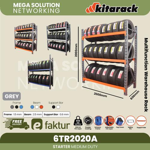 Jual Rak Besi Starter Frame Abu Tire Rack Series Rak Ban Kendaraan ...