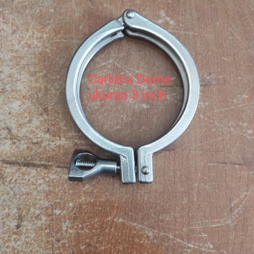Jual clamp ferrule sanitary SS 304 / clamp saja ukuran 3" inch - Kota ...