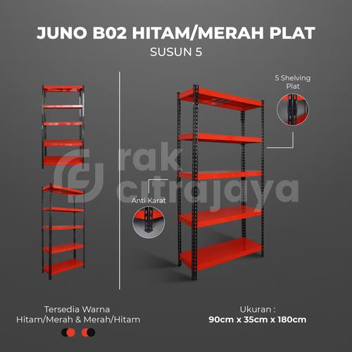 Promo FULL BESI RAK GUDANG SIKU LUBANG SERBAGUNA SHELVING PLAT TIDAK ...