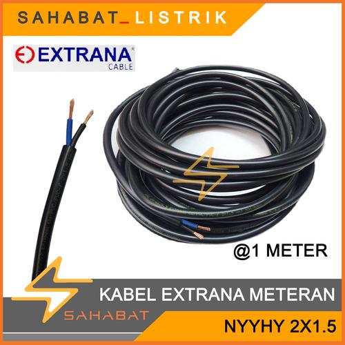 Jual KABEL SERABUT EXTRANA NYMHY(PUTIH)/ NYYHY(HITAM) 2X1.5 MM - Jakarta Pusat - SahabatListrik ...