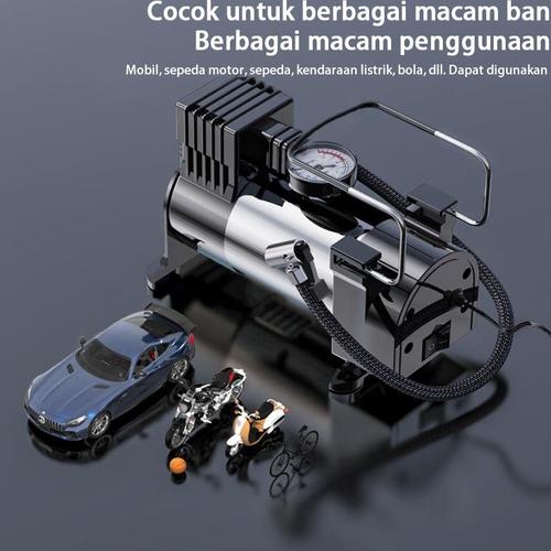 Jual YUN Mall Paket Compressor Mini Listrik Portable pompa angin Ban ...
