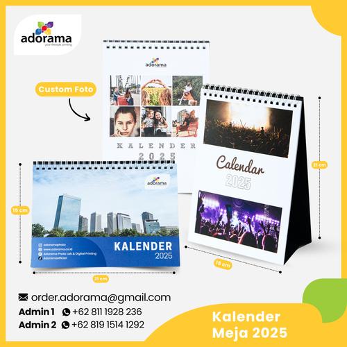 Jual Kalender Duduk 2025 A5 - Landscape / Potrait ( Art Carton 190 gsm ...