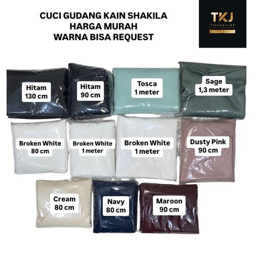 Jual Cuci Gudang Kain Shakila, Woolpeach, Linen, Tory Burch, Satin ...