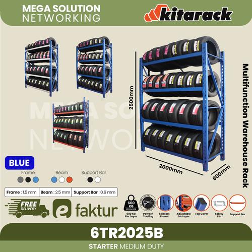 Jual Rak Besi Starter Frame Biru Tire Rack Series Rak Ban Kendaraan ...