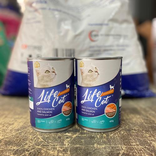 Jual Life Cat Kaleng Adult & Kitten Creamy BAIM WONG LIFE CAT KALENG ...