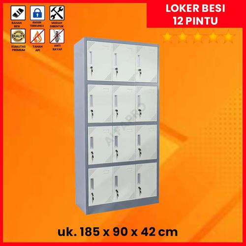 Jual Loker besi 12 Pintu Locker Besi 12 Pintu - Non Rakit - Kota ...
